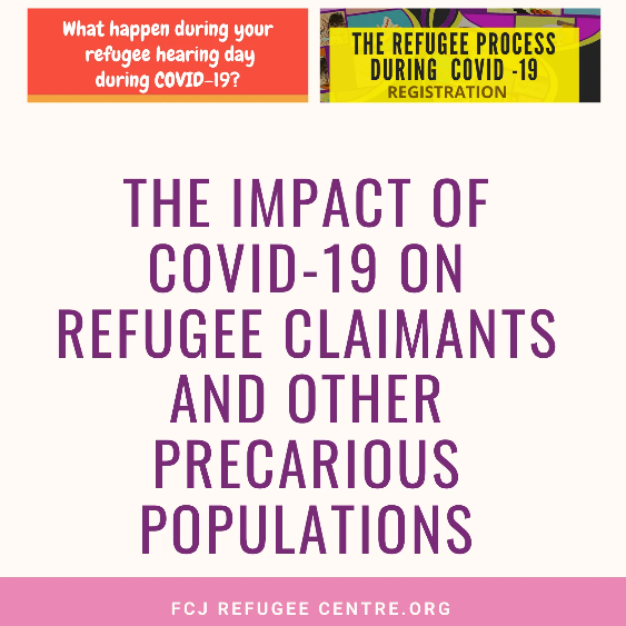 The Impact Of Covid 19 On Refugee Claimants And Other Precarious