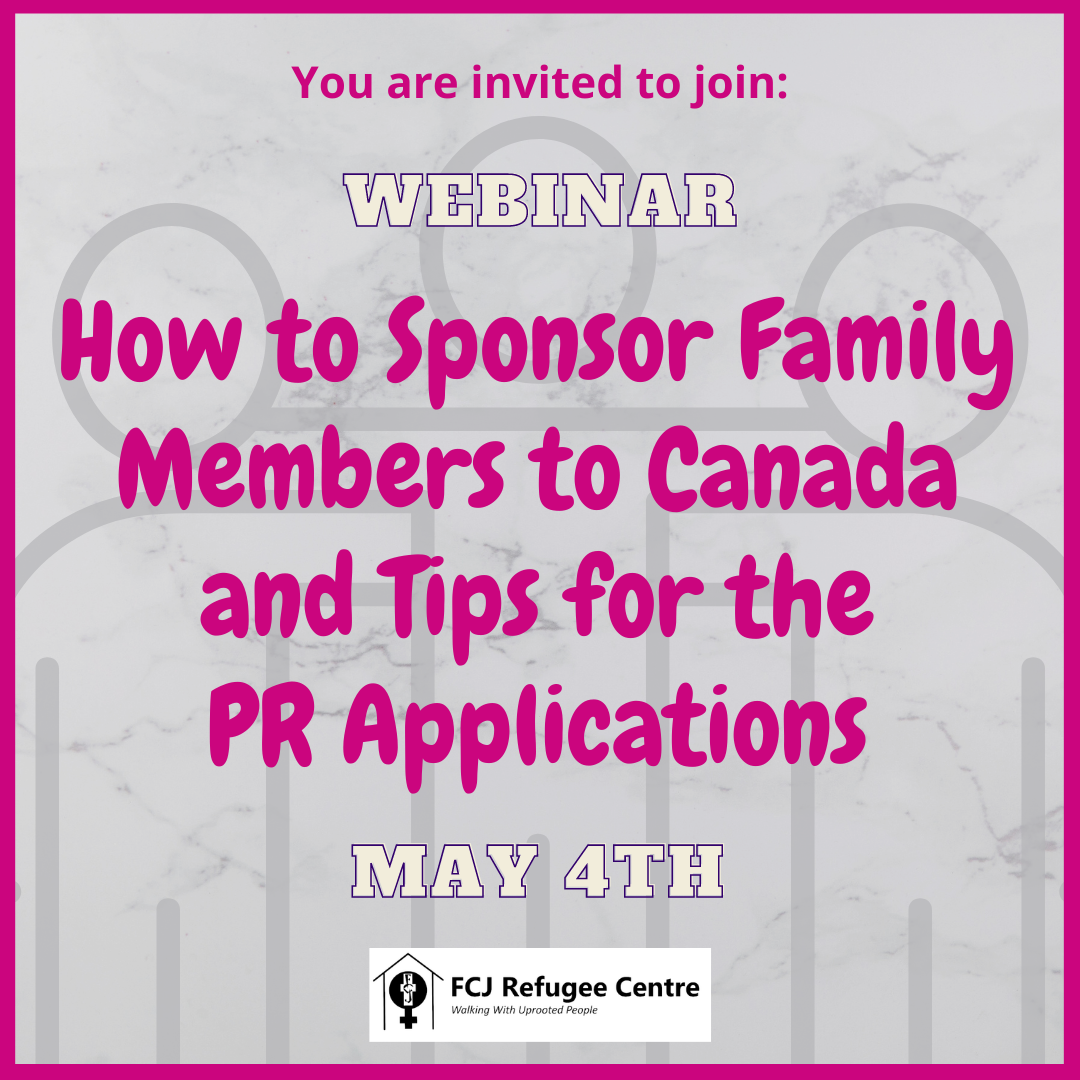 Webinar | How to Sponsor Family Members to Canada and Tips for the PR ...