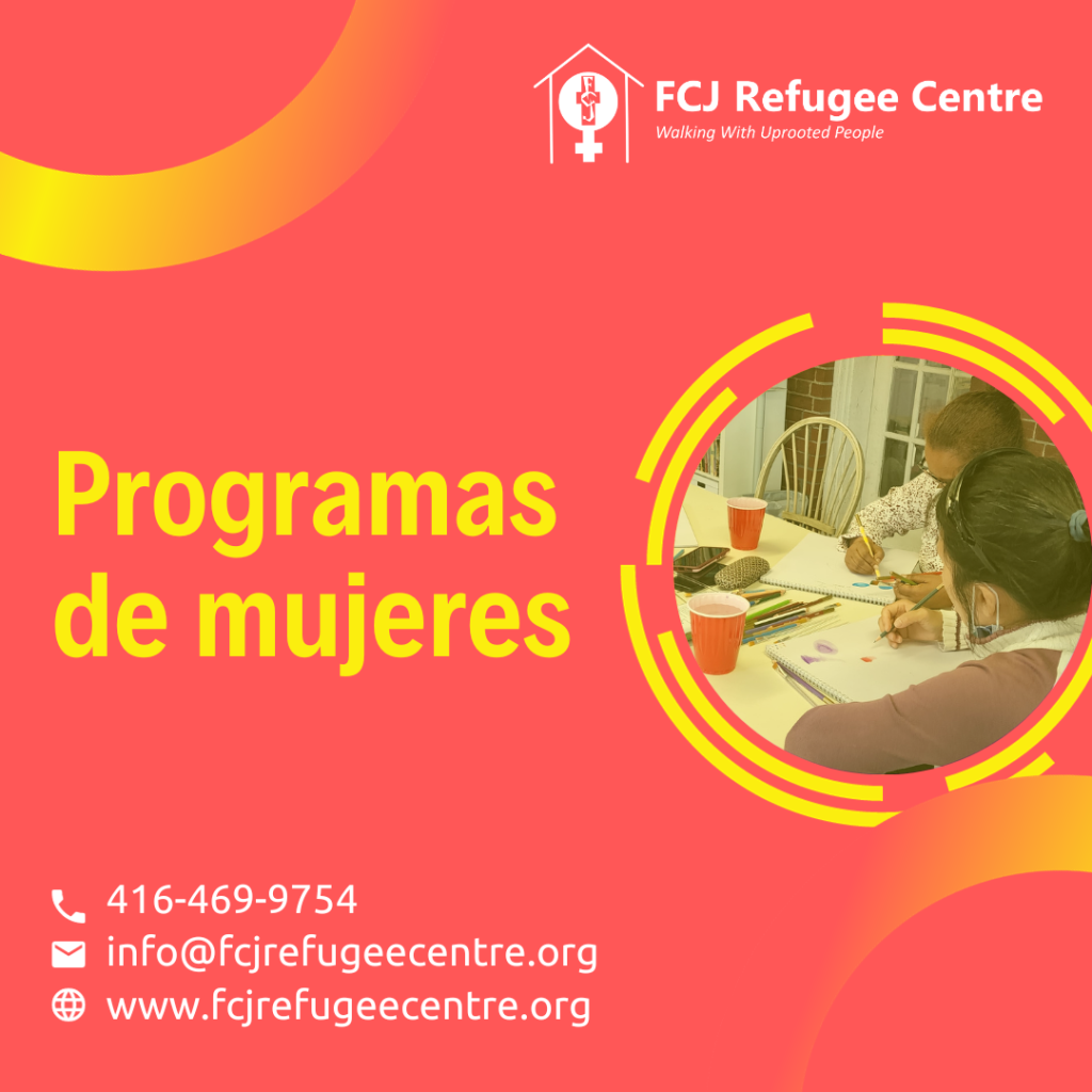 Programas de mujeres – FCJ Refugee Centre