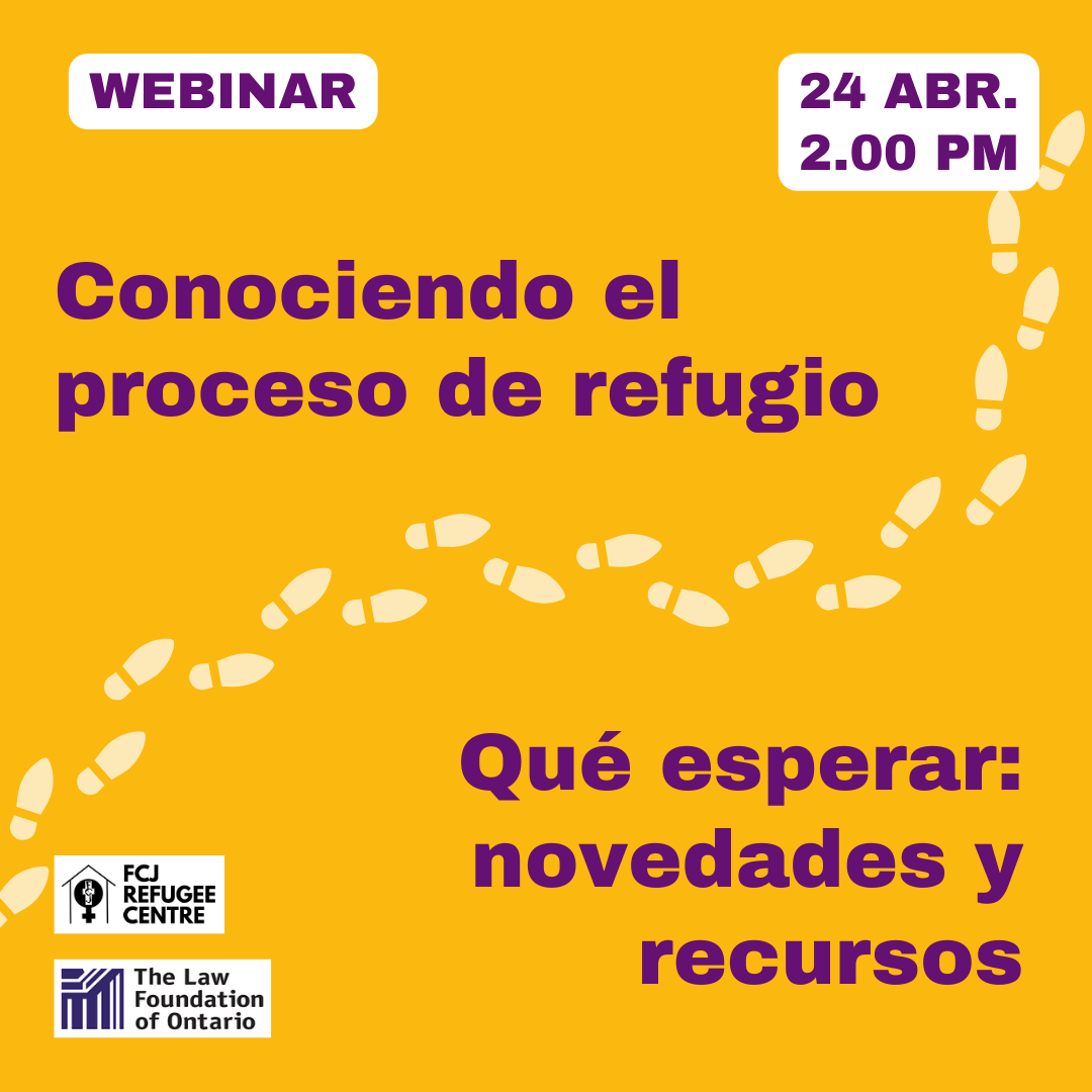 Webinar | Conociendo el proceso de refugio: qué esperar, novedades y ...