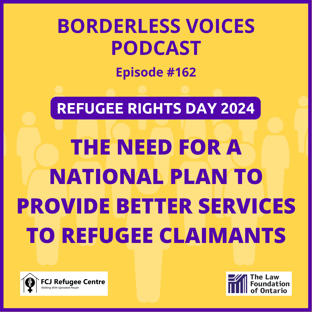 Episode #162: Refugee Rights Day: The Need for a National Plan to ...
