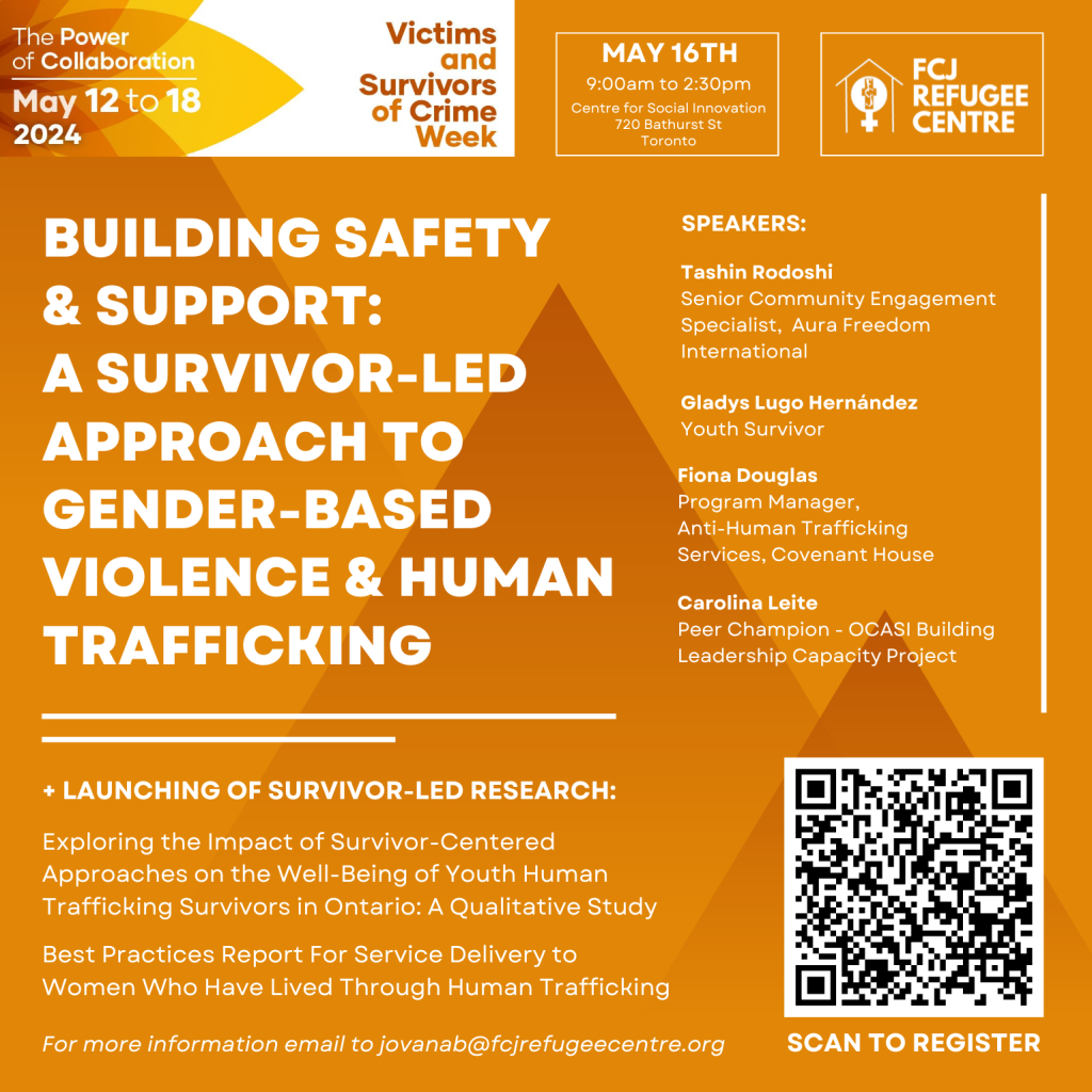 Panel/Workshop | Building Safety & Support: A Survivor-Led Approach to ...