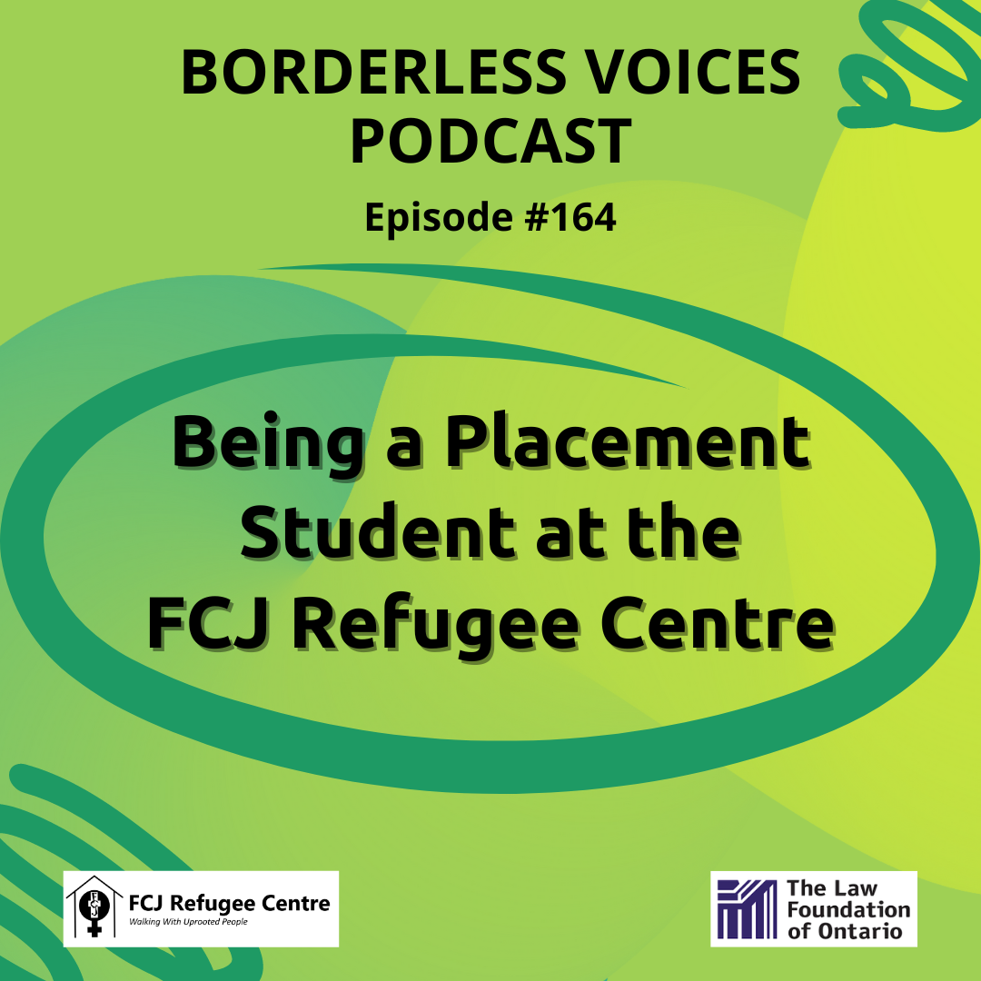 Episode #164: Being a Placement Student at the FCJ Refugee Centre – FCJ ...