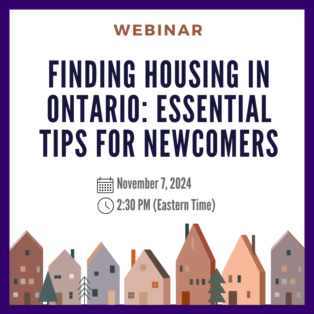 Webinar | Finding Housing in Ontario: Essential Tips for Newcomers ...