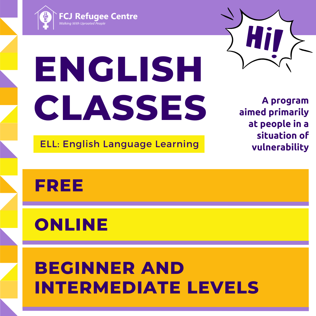 English Classes – FCJ Refugee Centre